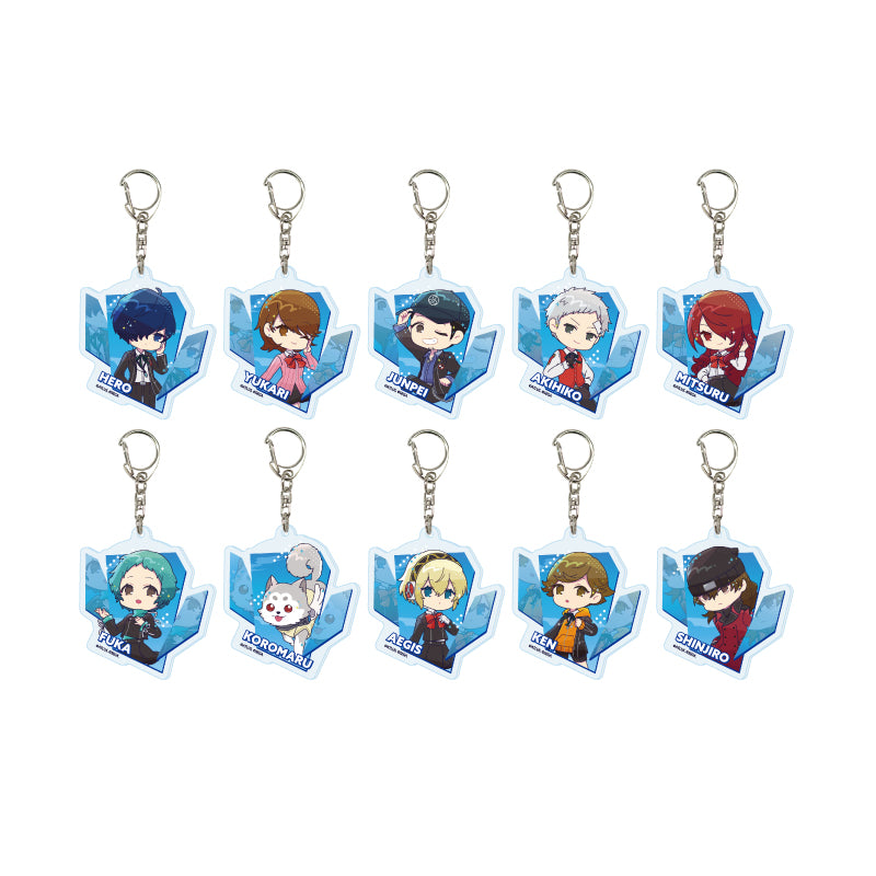 PERSONA 3 RELOAD - 02 POP ART ILLUSTRATION ACRYLIC KEYCHAIN BLIND BOX ...
