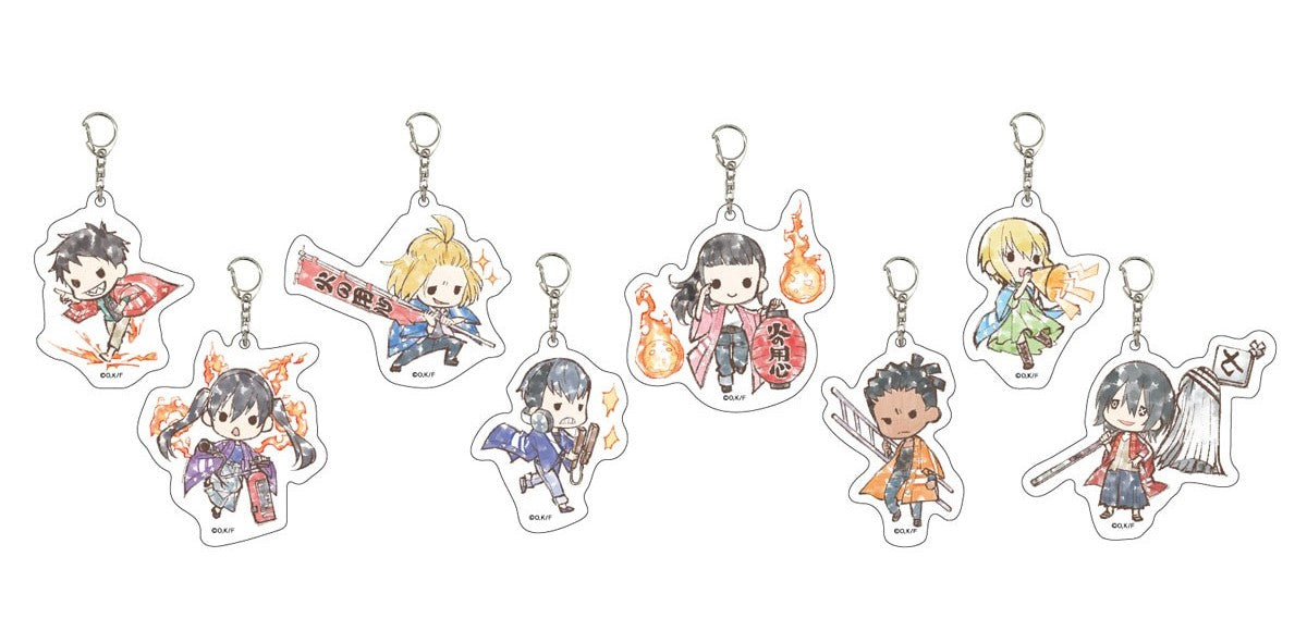 FIRE FORCE 02 DAY VERSION TRADING KEYCHAIN – Anime Pop